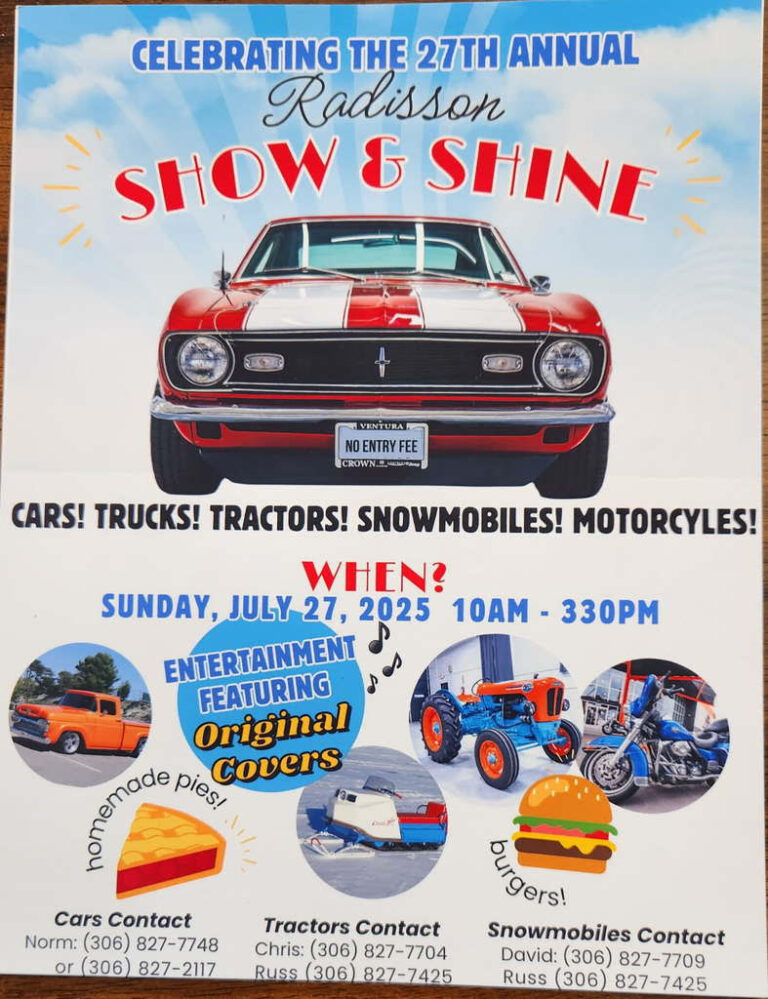 Annual Events - The Town of Radisson | The Town of Radisson